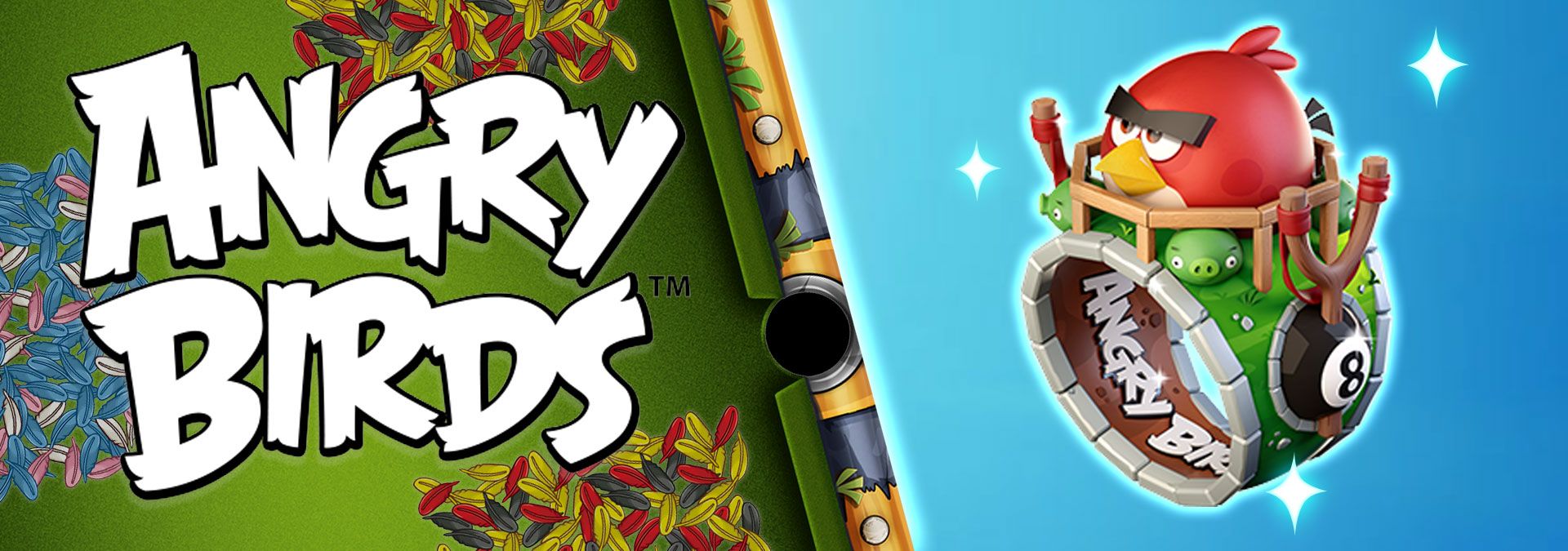 8 Ball Pool - Angry Birds Table & Ring
