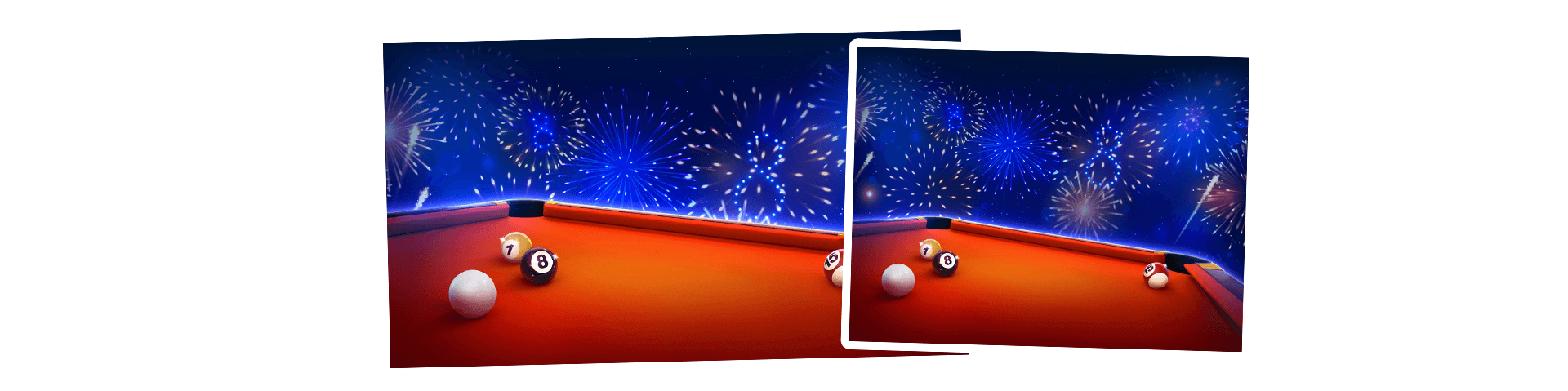 8 Ball Pool - Fireworks Celebration
