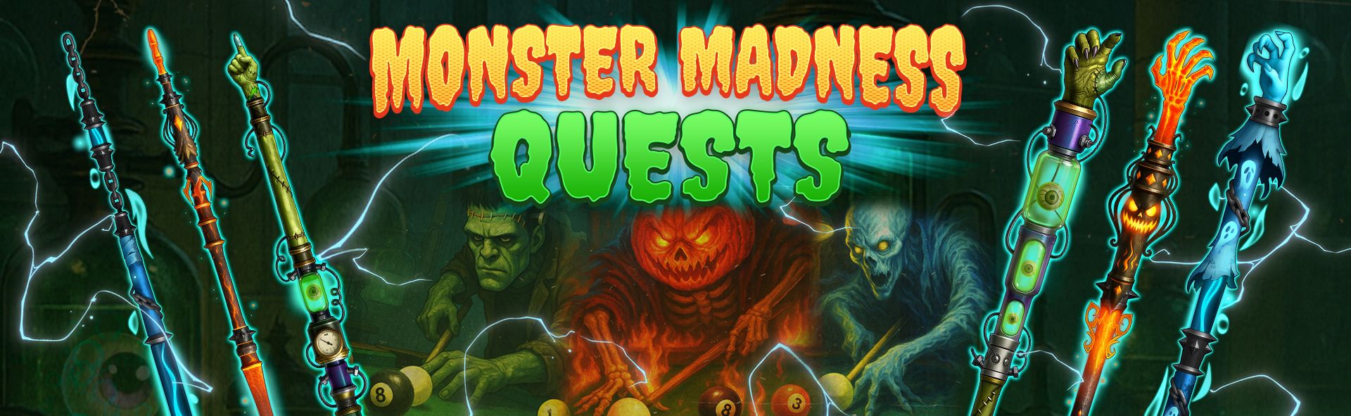 8 Ball Pool - Monster Madness Halloween Event