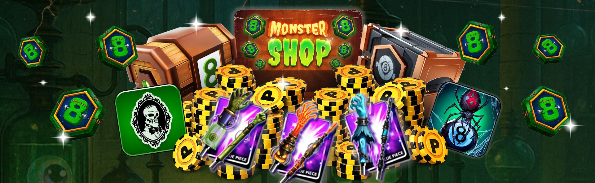 8 Ball Pool - Monster Madness Halloween Event