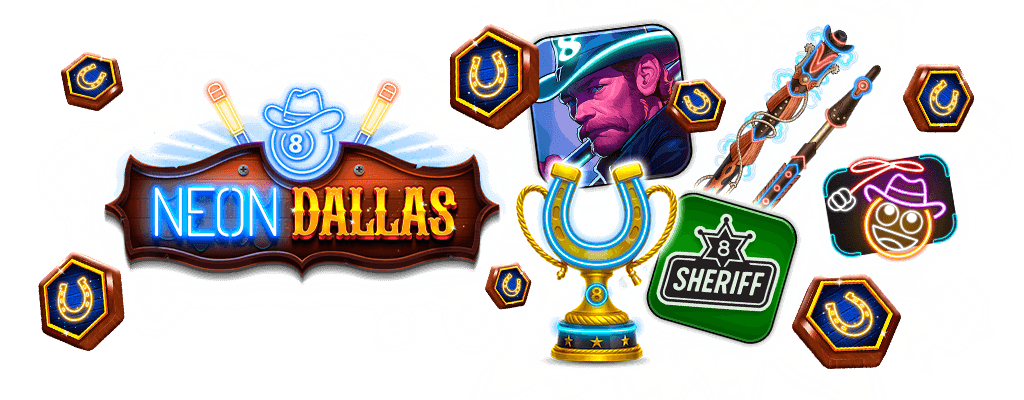 8 Ball Pool - Neon Dallas Season