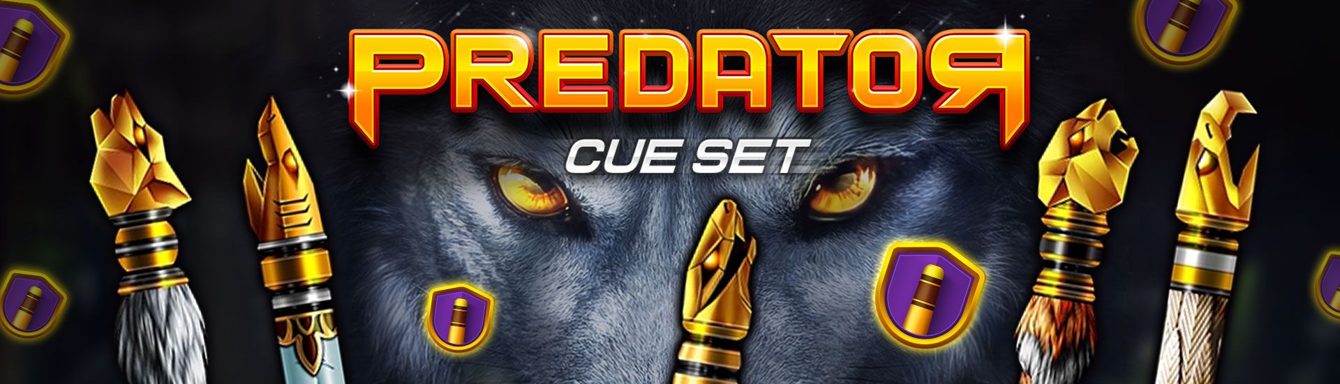 8 Ball Pool - Predator Cue Set